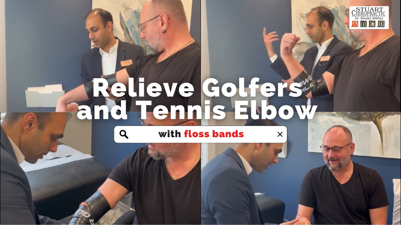 Relieve Golfers and Tennis Elbow with floss bands - Stuart Chiropractic